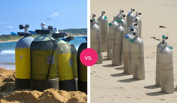 Choosing the Right Dive Tank: Steel vs. Aluminum